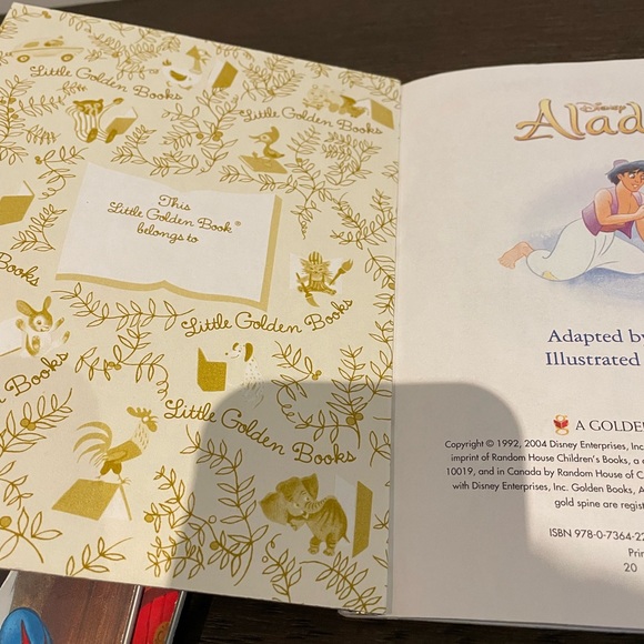 Little Golden Books | Other | Little Golden Book 4 Frozen Ii Snow White ...